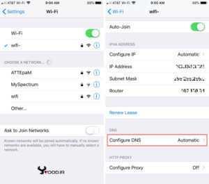 آموزش تغییر dns در تمامی دستگاه ها و سیستم عامل ها - وبسایت آموزشی YOOD